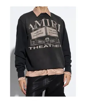 Amiri Graphic Printed Crewneck Sweatshirt