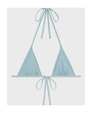Celine Triomphe Triangle Top In Matte Jersey