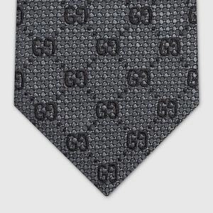 Gucci Gg-pattern Silk Tie