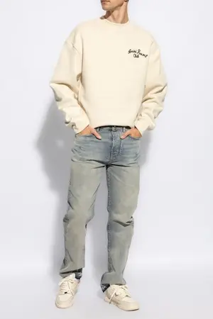 Amiri Vintage Effect Distressed Straight-leg Jeans
