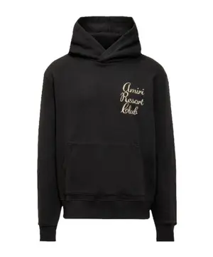 Amiri Long-sleeved Hoodie - Black