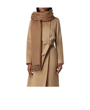 Max Mara Logo Scarf - Brown