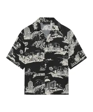 Amiri La Landmark Short-sleeved Shirt