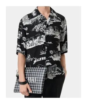 Amiri La Landmark Short-sleeved Shirt