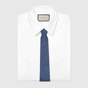 Gucci Interlocking G Silk Tie
