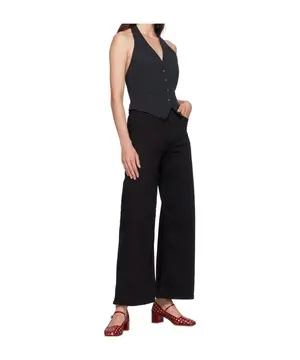 Rag & Bone Sofie Ultra-wide Jeans - Black