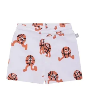 Stella McCartney Basketball-print Shorts - White