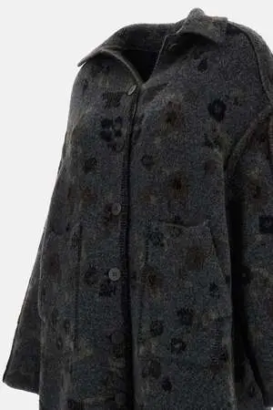BOBOUTIC Cappotto In Maglia Reversibile - Multicolor