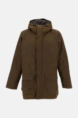 Barbour Parka Corto Cerato Bedale - Marrone