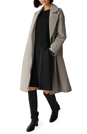 Eileen Fisher Padded Trench Coat