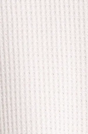 PAPINELLE Waffle Henley Sleep Top