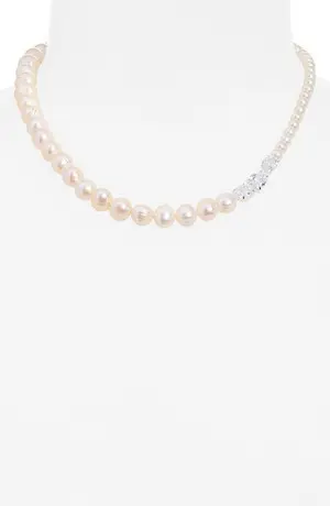 Éliou Madre Pearl & Cubic Zirconia Necklace