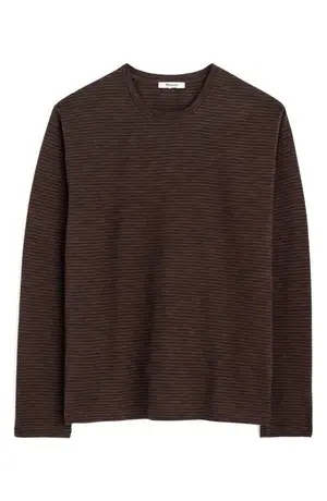 Madewell Long Sleeve Jacquard T-shirt - Stripe