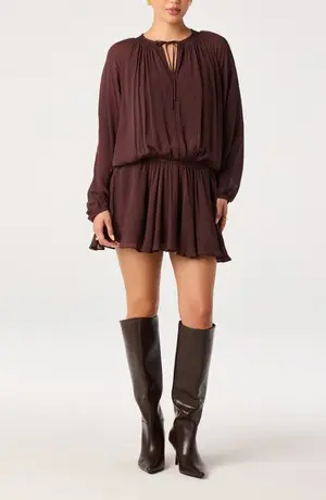 Astr The Label Stacey Minidress - Plum