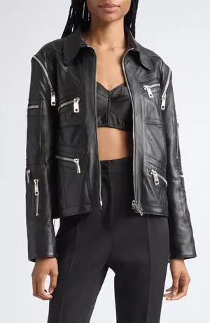 Dolce & Gabbana Nappa Leather Jacket - Nero