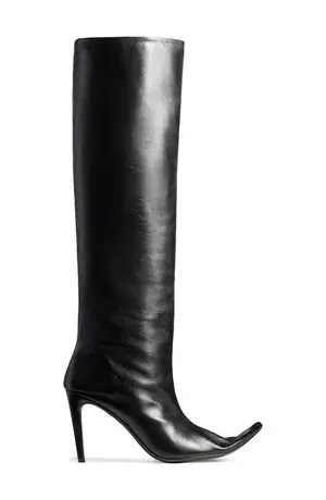 Khaite Marlene Square Toe Knee High Boot