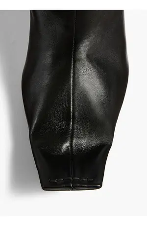 Khaite Marlene Square Toe Knee High Boot