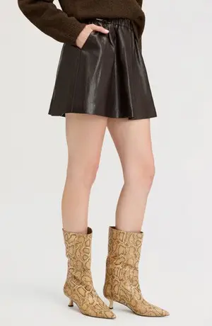 Sam Edelman Faux Leather Miniskirt