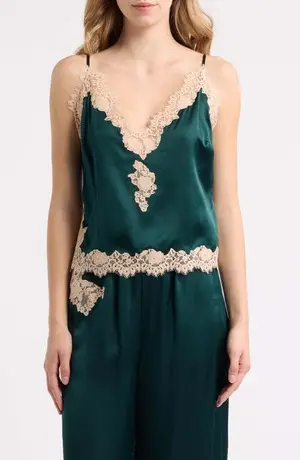 DÔEN Kira Silk Camisole Scarab