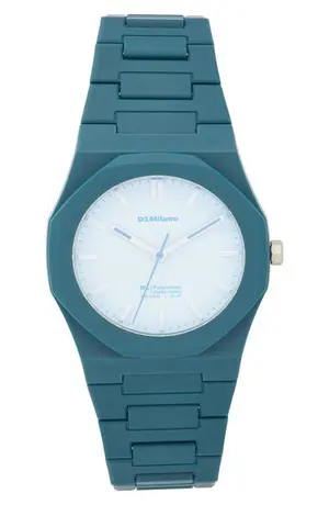 D1 MILANO City Lights Polycarbon Bracelet Watch - Teal