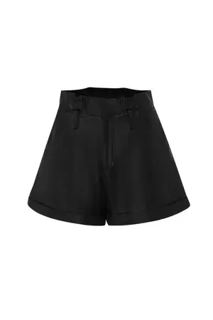 WEST 14TH Sullivan Leather Paperbag Short