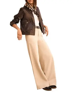 Mint Velvet Utility Wide Jeans