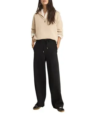 Mint Velvet Side Stripe Barrel Trousers