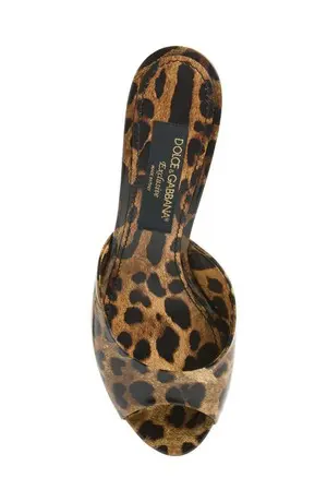 Dolce & Gabbana Keira Leather Mule