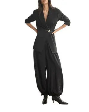 Mint Velvet Checked Soft Balloon Trousers
