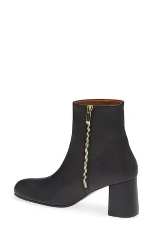 ATP ATELIER Miola Leather Bootie - Black
