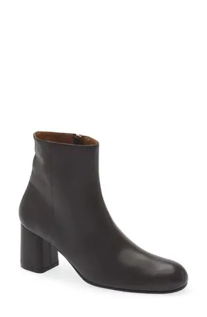ATP ATELIER Miola Leather Bootie - Walnut