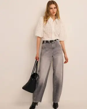 Mint Velvet Relaxed Ultimate Full Length Barrel Jeans