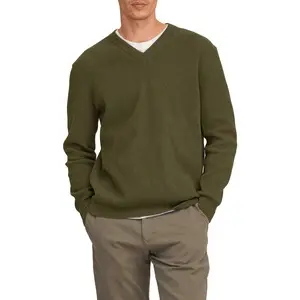 Nn07 Danny V-neck Sweater Shadow Moss