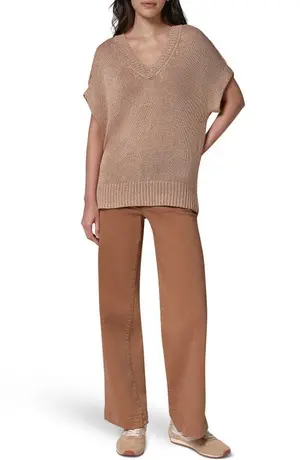Donna Karan New York Metallic Relaxed Fit Sweater