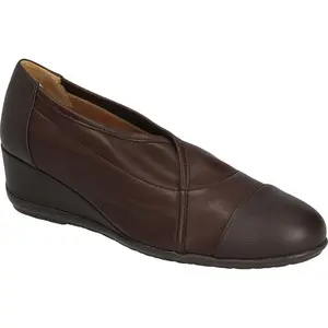 GIOVANNI FABIANI Wedge Pump - Dark Brown