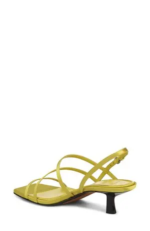 Vince Tania Satin Slingback Sandal