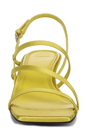 Vince Tania Satin Slingback Sandal