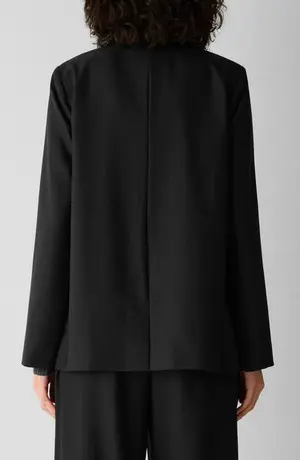 Eileen Fisher Wool Long Blazer