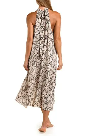SUNSHINE 79 Island Serpent Midi Cover-up Dress