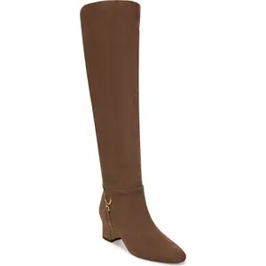Franco Sarto Coley Leather Knee High Boot - Brown Leather