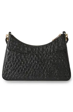 Brahmin Mod Esme Croc Embossed Leather Shoulder Bag