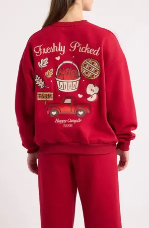 HAPPY CAMP3R Fresh Picked Crewneck Sweatshirt