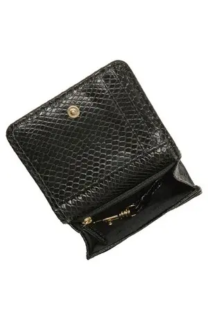Brahmin Clementine Croc Embossed Leather Wallet