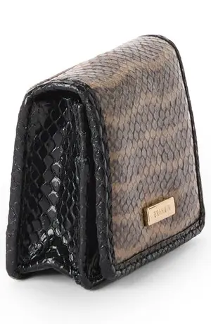 Brahmin Clementine Croc Embossed Leather Wallet