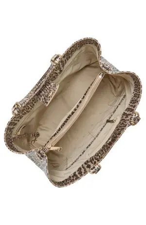 Brahmin Denise Croc Embossed Leather Tote