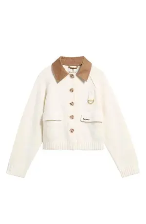 Barbour Alverstone Cardigan - Ecru