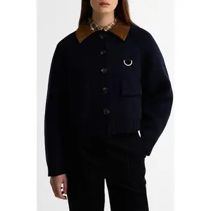 Barbour Alverstone Cardigan - Navy