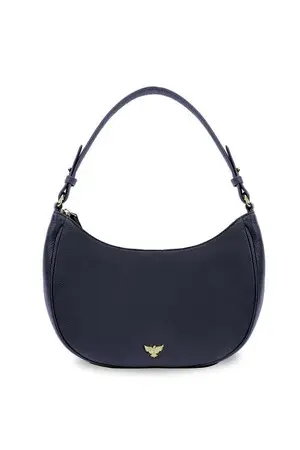 APATCHY LONDON The Lucy Leather Bag - Navy