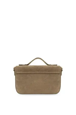APATCHY LONDON The Flora Top Handle Suede Bag