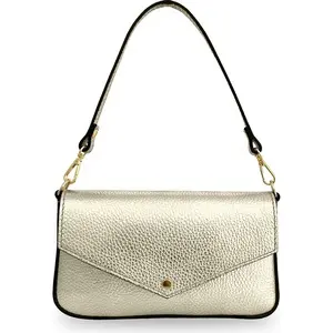 APATCHY LONDON The Munro Leather Shoulder Bag - Gold
